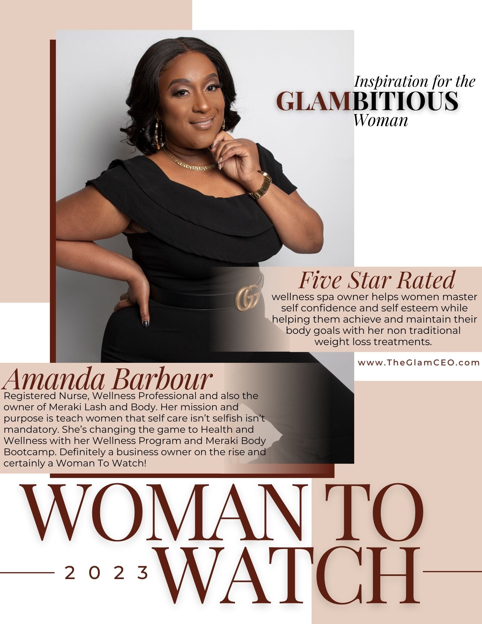 2023 Woman to Watch: Amanda Barbour – GLAMBITIOUS®️