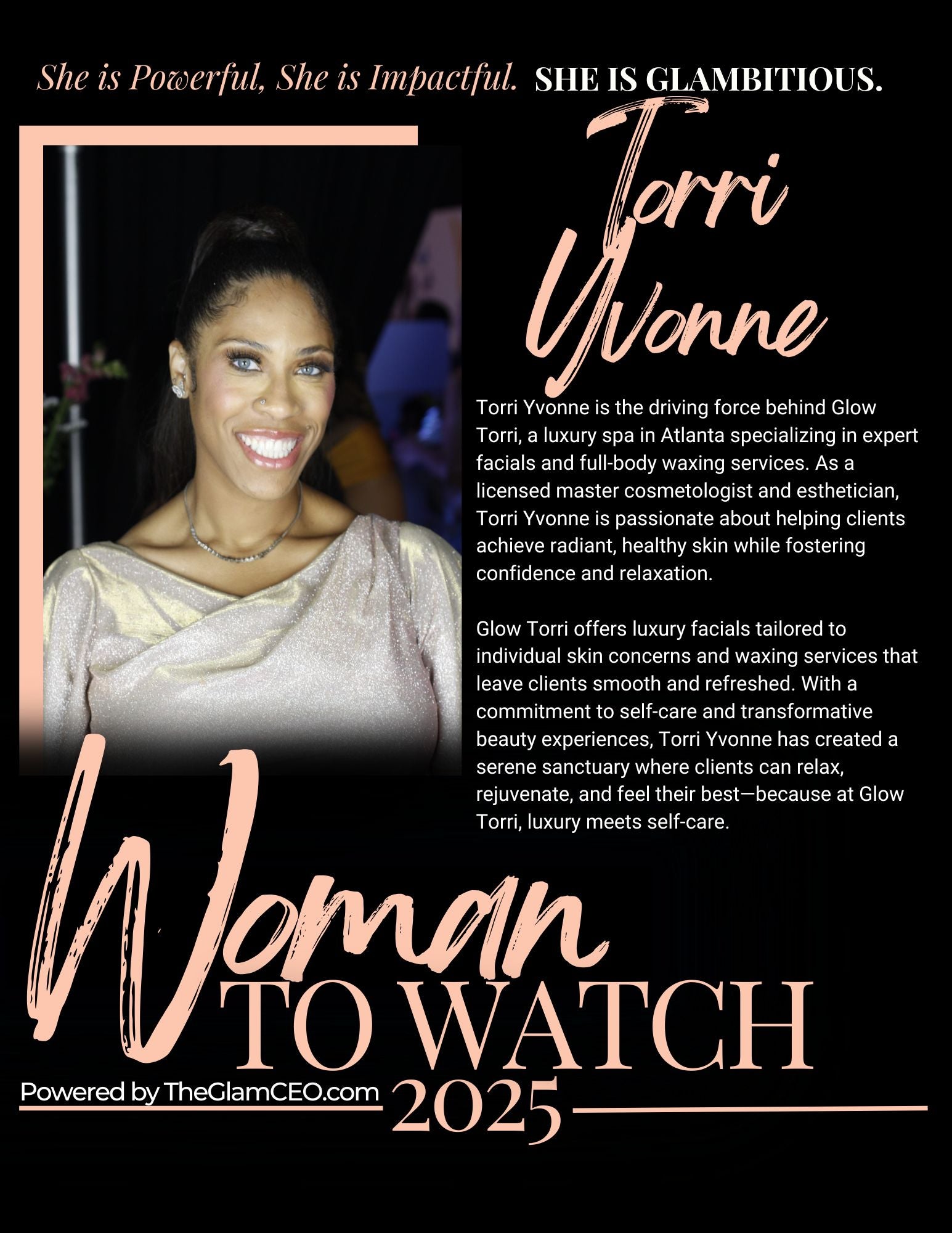 Torri Yvonne is a 2025 Woman to Watch! – GLAMBITIOUS®️